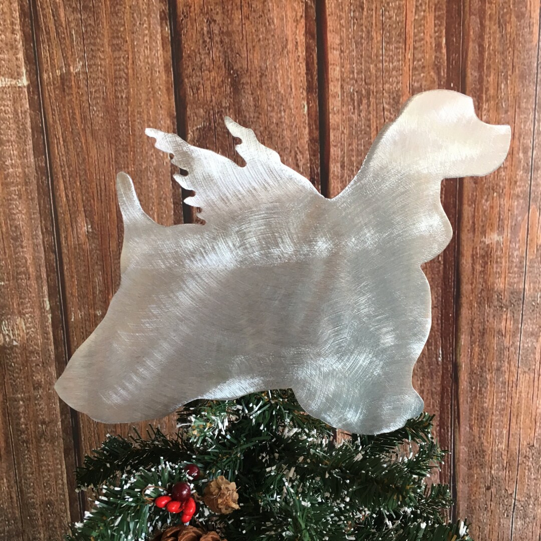 Cocker Spaniel Angel, Dog Christmas Tree Topper, Wall Hanging, Yard ...