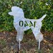 Metal Poodle, House Number Sign or Name Sign, Personalizable, Dog ...
