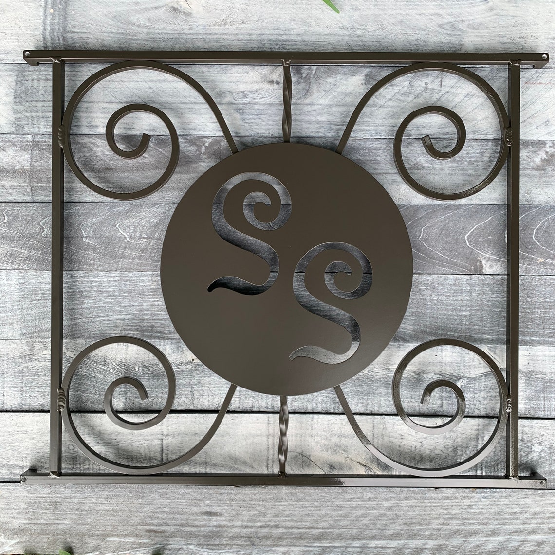 Double Letter Monogram Design Screen Door Grille Protect - Etsy