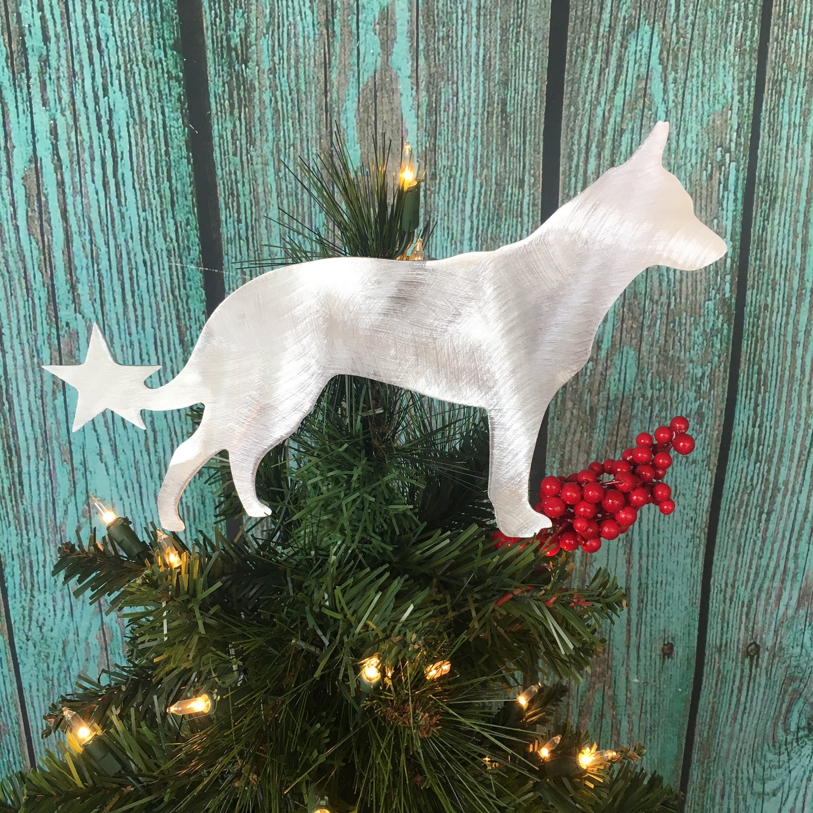 Australian Cattle Dog Queensland Heeler Tree Topper | Etsy