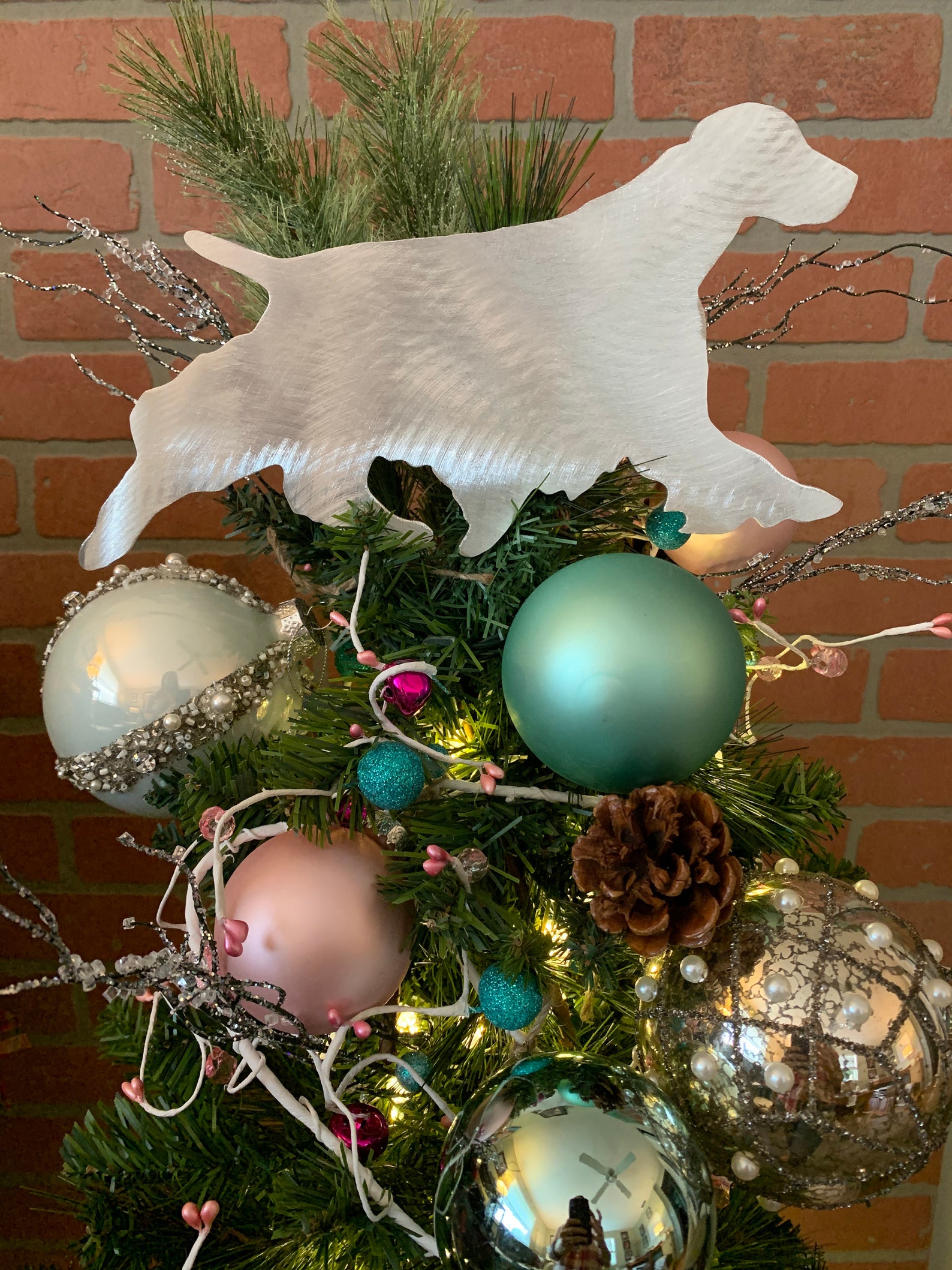 English Springer Spaniel Dog Tree Topper or Wall Art Holiday - Etsy