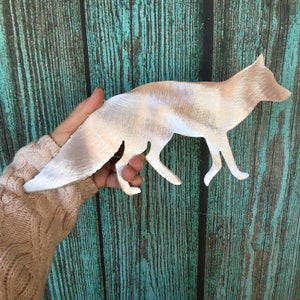 Fox, Tree Topper, Wall Hanging or Yard Stake, Handcrafted, Metal ...