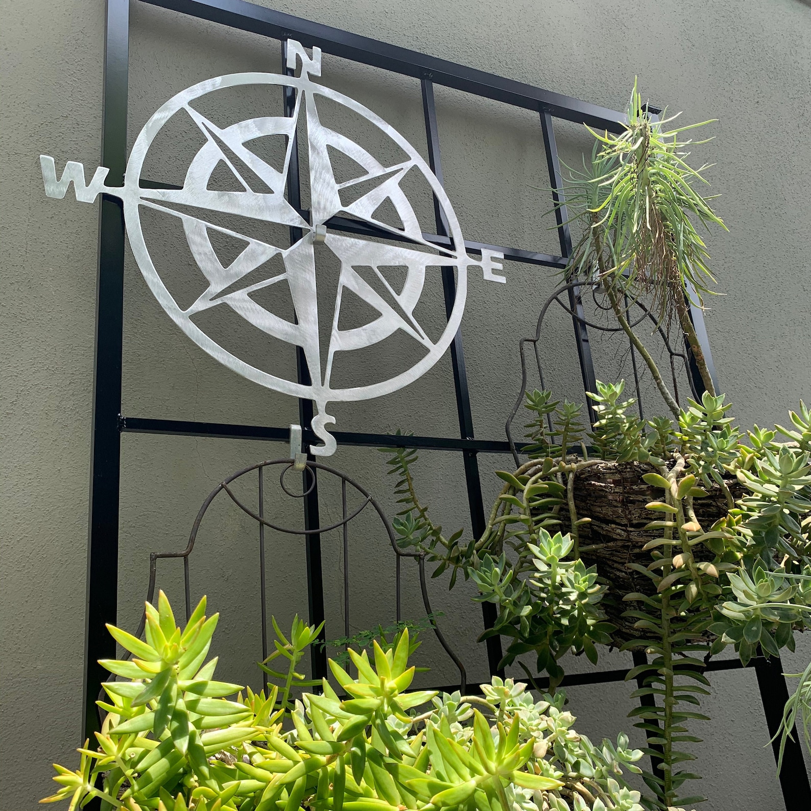 Metal Compass Rose Wall Art Multiple Colors Available - Etsy