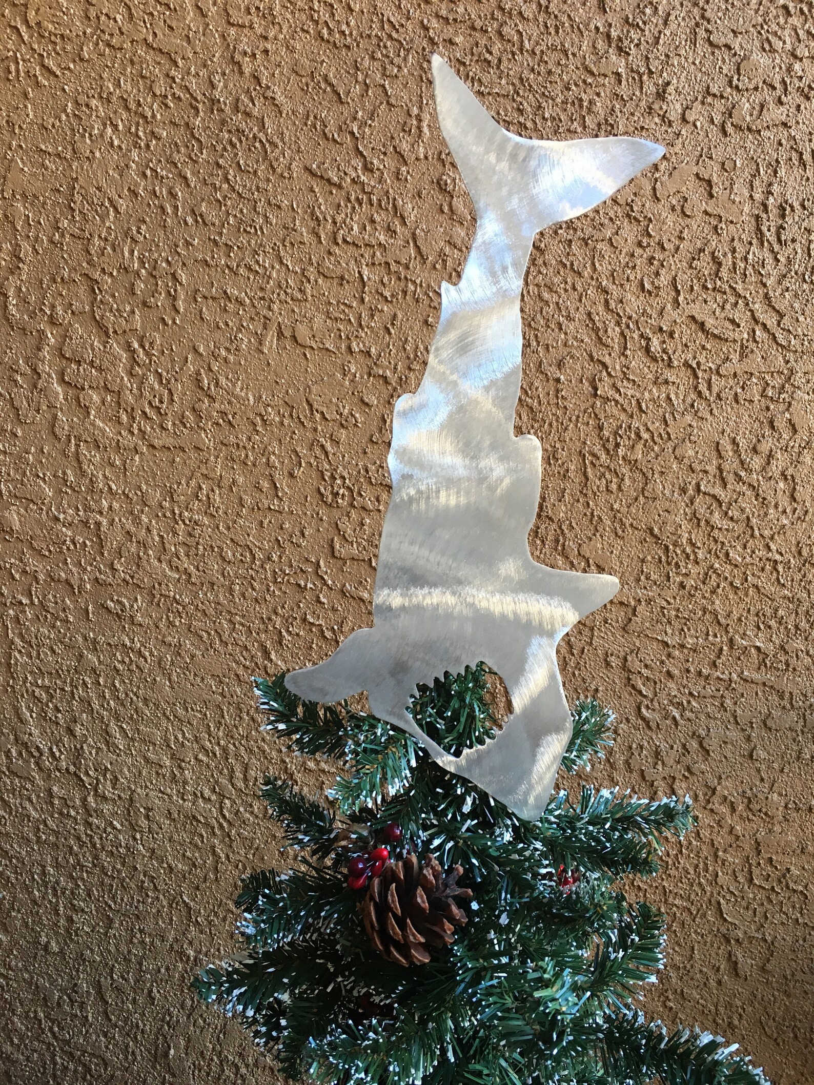 Great White Shark Tree Topper Wall Hanging or Yard Stake | Etsy