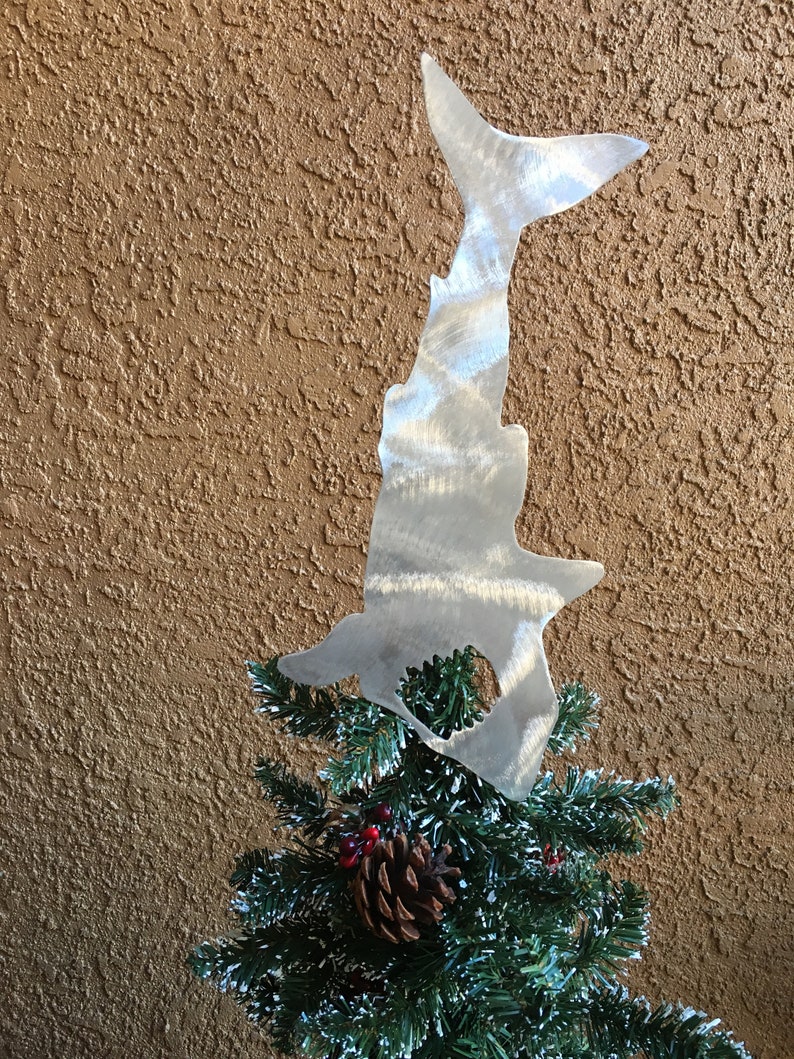 Great White Shark Tree Topper Wall Hanging or Yard Stake | Etsy