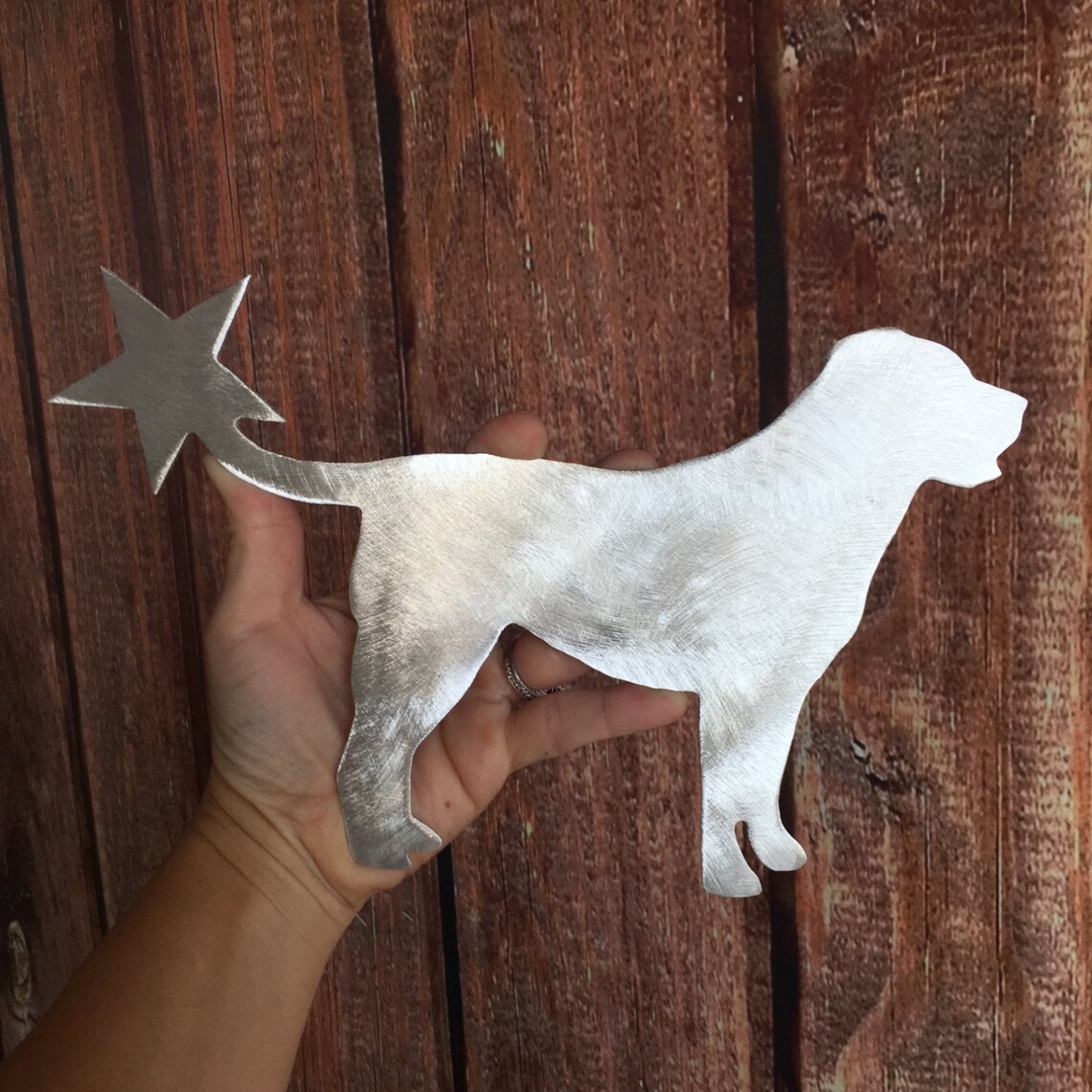 Greater Swiss Mountain Dog With Star Metal Dog Tree Topper - Etsy