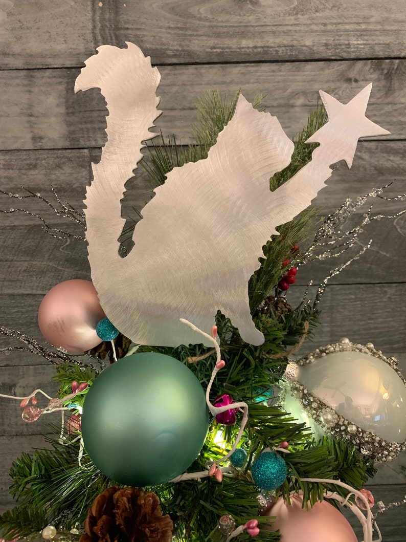 Fluffy Kitty Cat Cat Christmas Tree Topper Persian Cat - Etsy