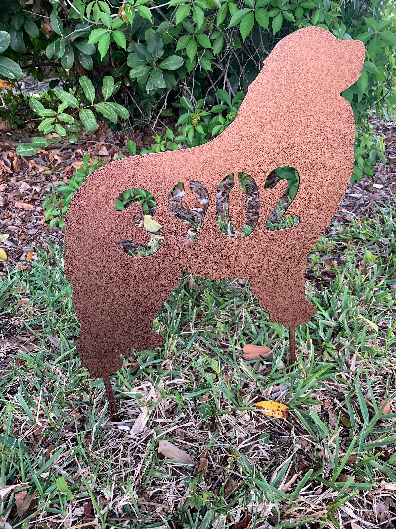 Great Pyrenees, Metal Yard Sign, Unique and Beautiful House Number Sign ...