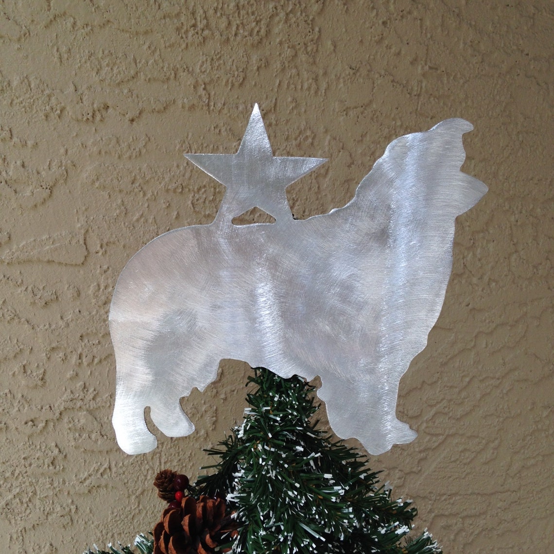Australian Shepherd Dog Tree Topper Holiday Decoration - Etsy