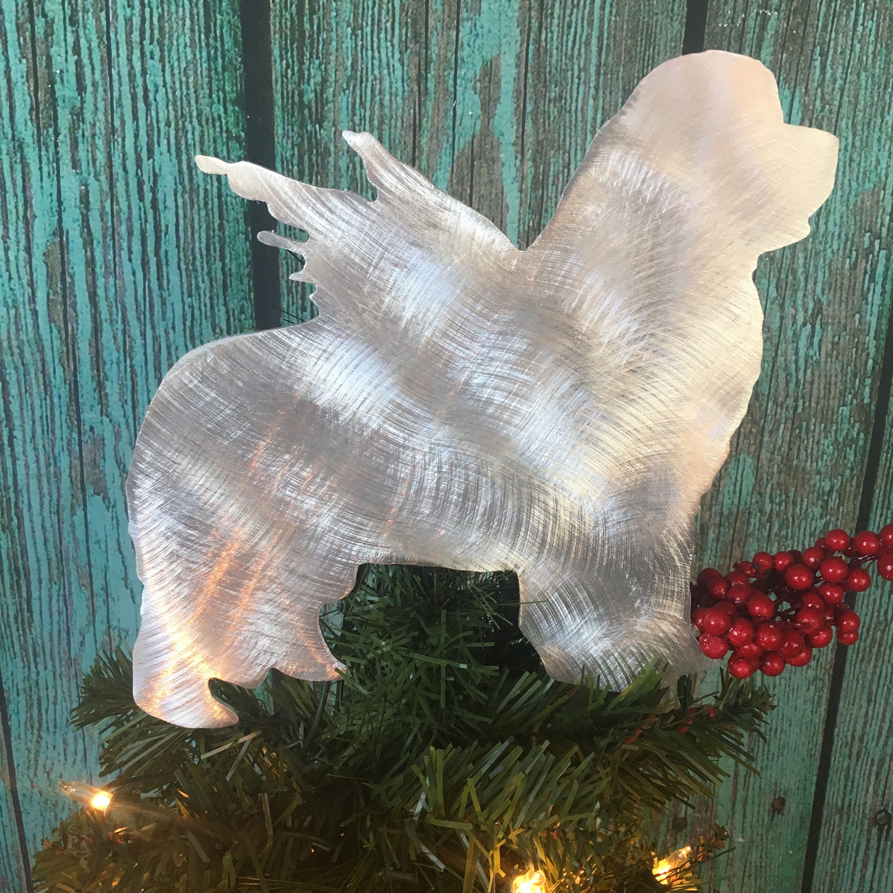 Newfoundland, Angel Dog Christmas Tree Topper, Holiday Decoration ...