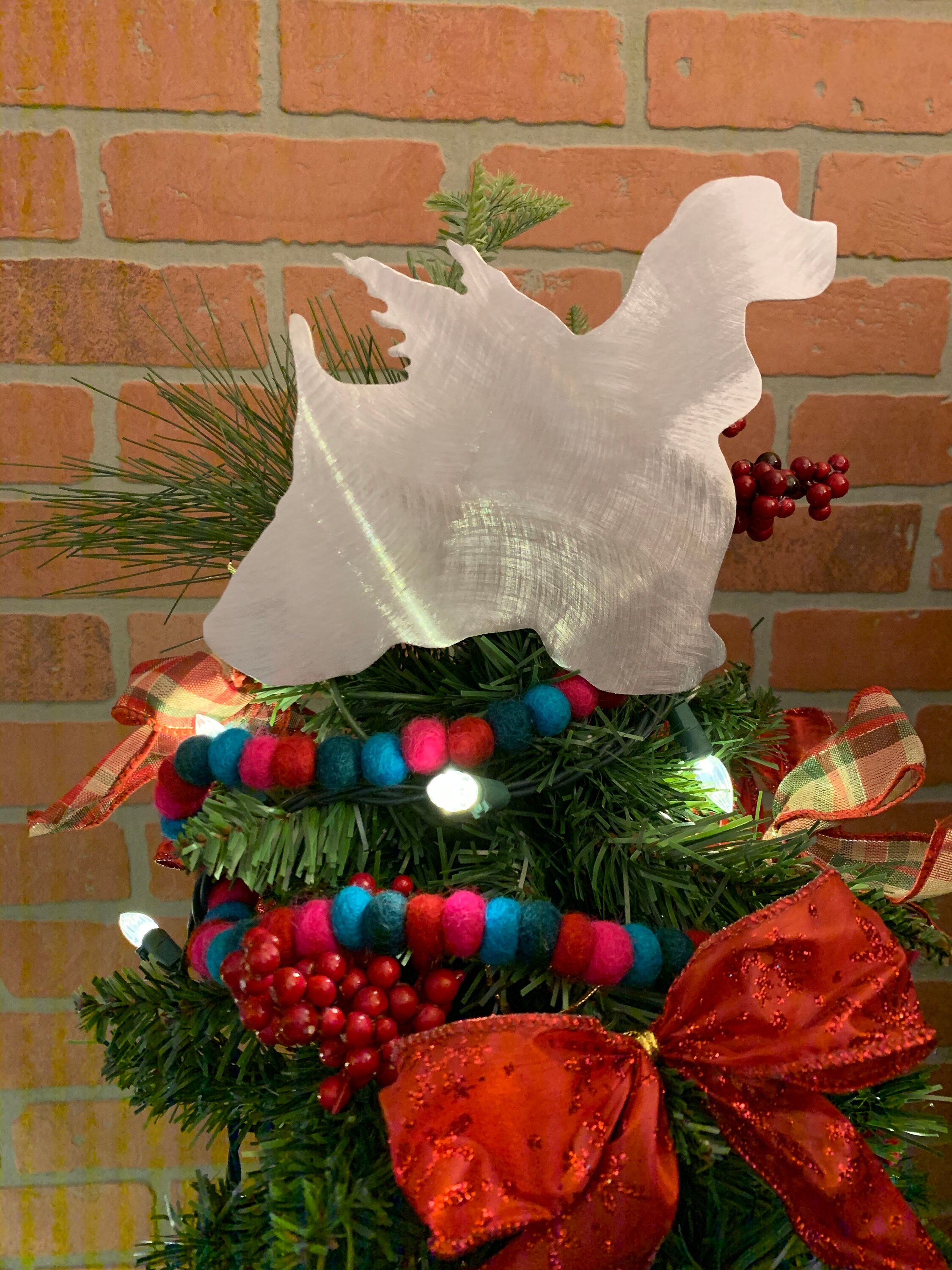 Cocker Spaniel Angel Dog Christmas Tree Topper Wall Hanging | Etsy