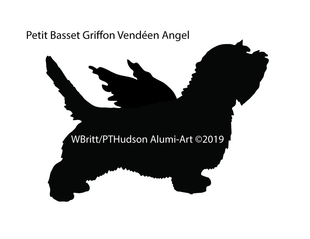 Petit Basset Griffon Vendéen, PBGV, Dog Christmas Tree Topper, Holiday ...