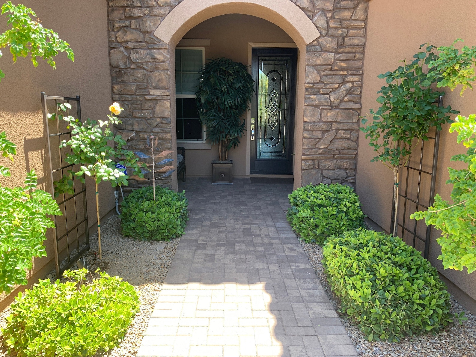 Classic Metal Garden Trellis, Single Trellis Panel, Aluminum, Handmade ...