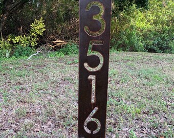 Metal Address Sign - Etsy