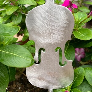 Violin, Metal Plant Stake, Gift for Musician, Musical Instruments ...