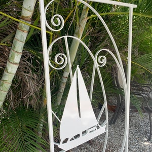 Sailboat in the Sunset Sea, Vintage Style, Screen Door Grille, Attach ...