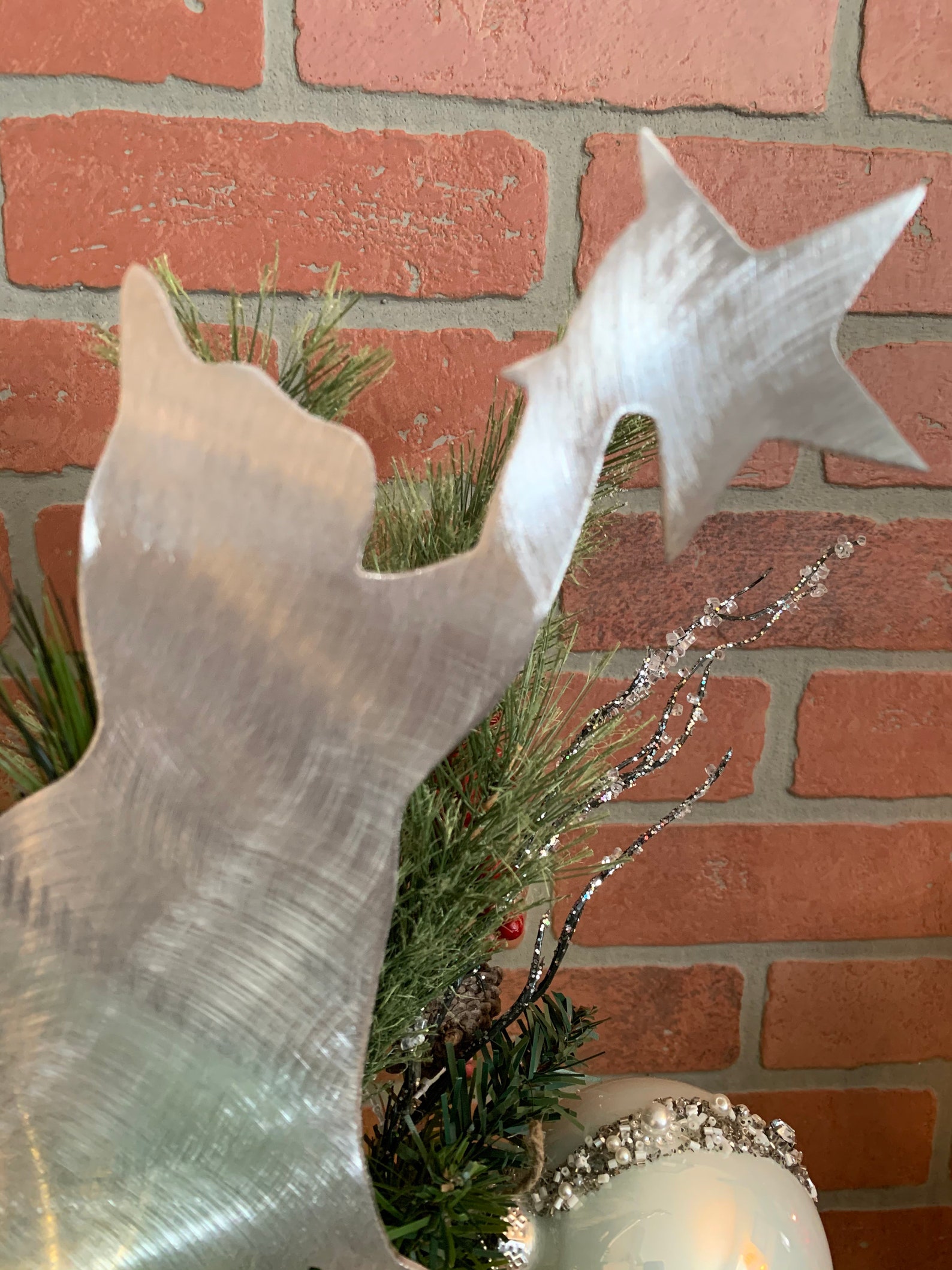 Kitty Cat Cat Christmas Tree Topper Wreath Decor Holiday - Etsy