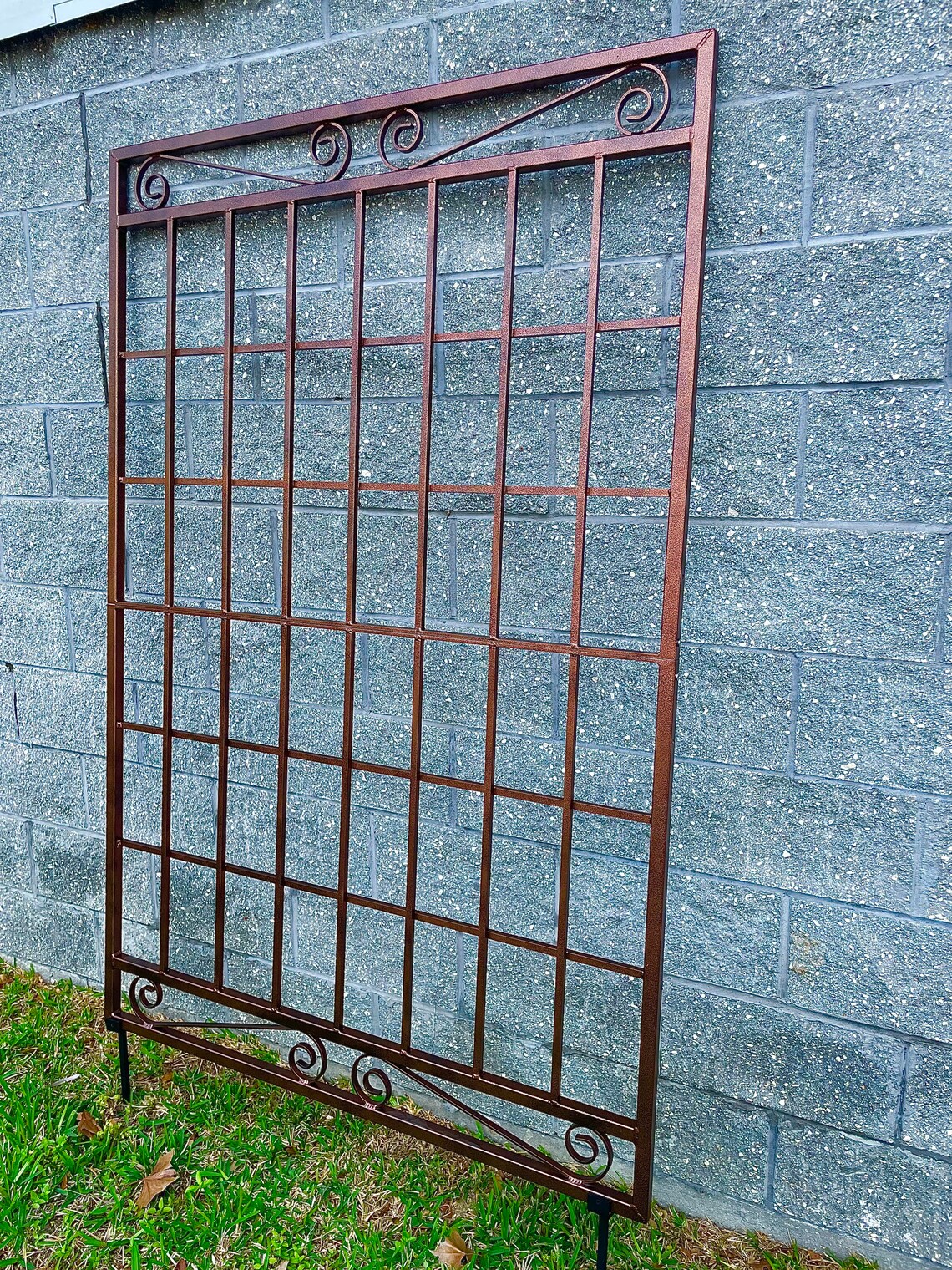 Garden Gate Style Metal Scroll Garden Trellis 6ft High X 4ft - Etsy