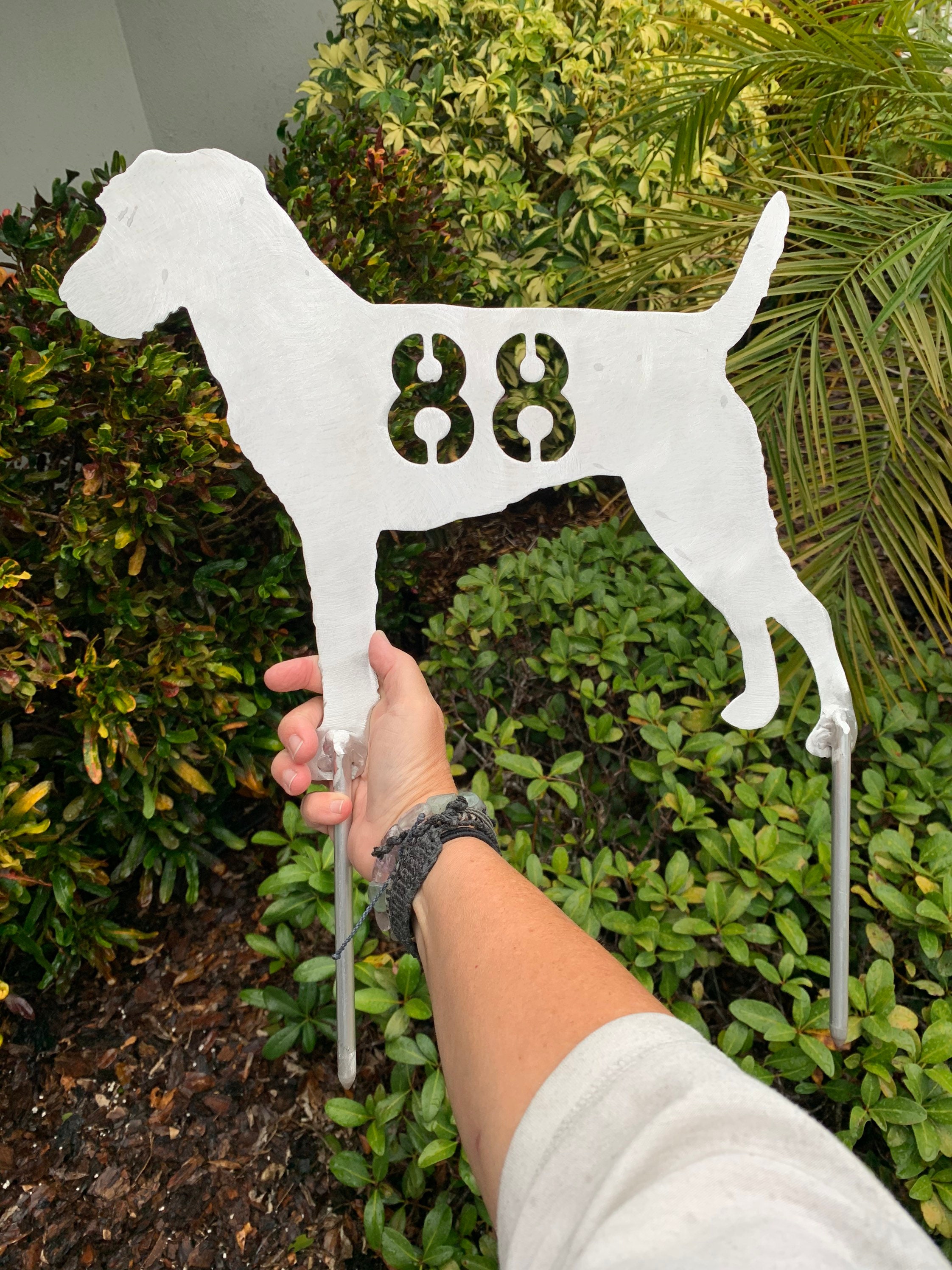 Metal Sign Jack Russell Silhouette Personalizable House | Etsy