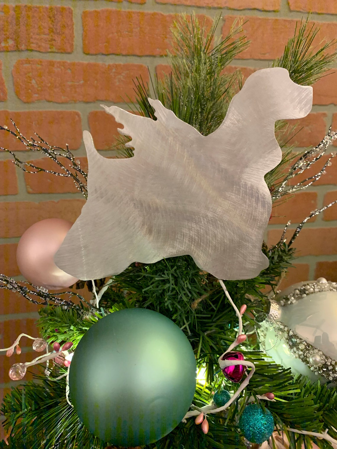 Cocker Spaniel Angel Dog Christmas Tree Topper Wall Hanging | Etsy