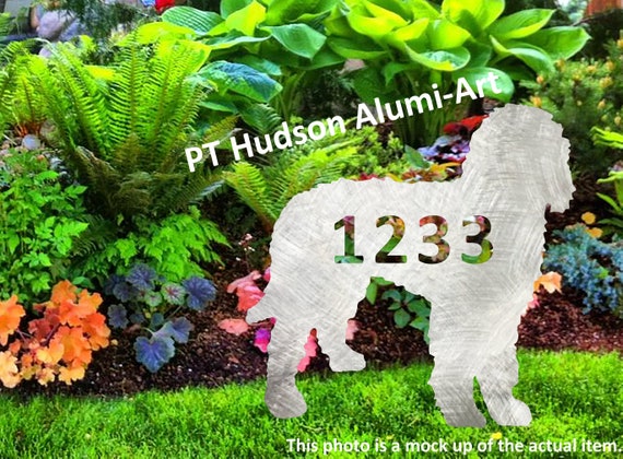 Metal Personalized Golden Doodle Home Address Sign Add Your - Etsy