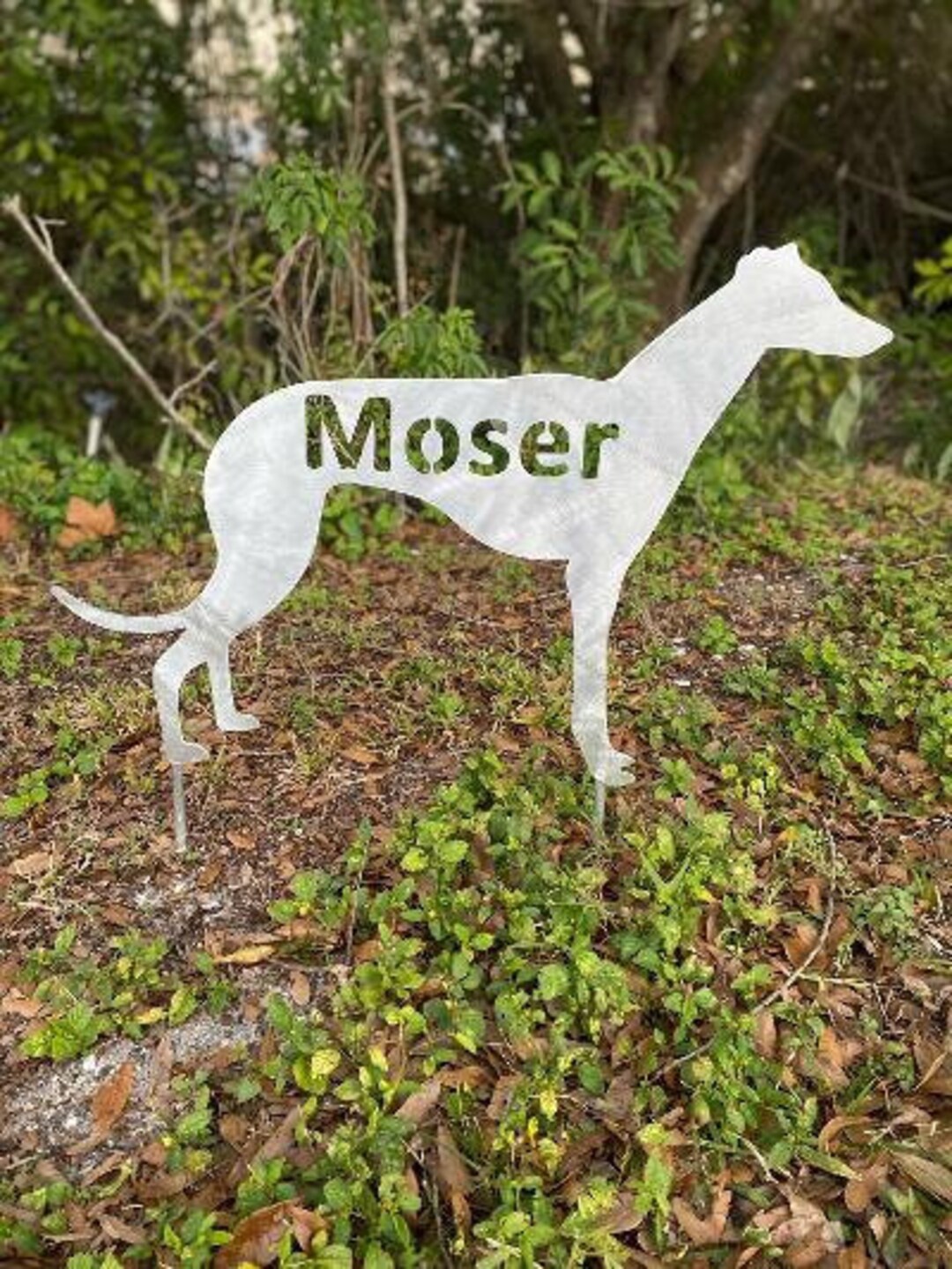 Metal Greyhound, House Number Sign or Name Sign, Plain or Personalized ...
