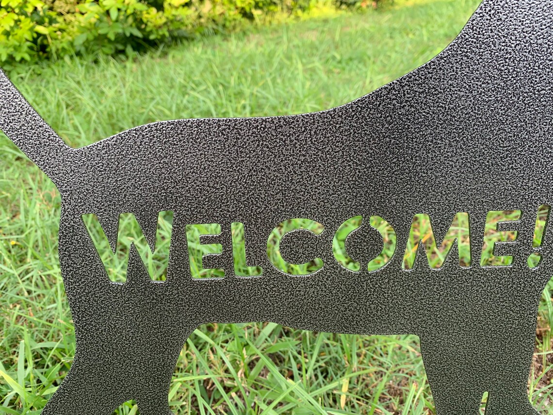 Labrador Retriever Welcome or Name Sign Dog Silhouette Lab - Etsy