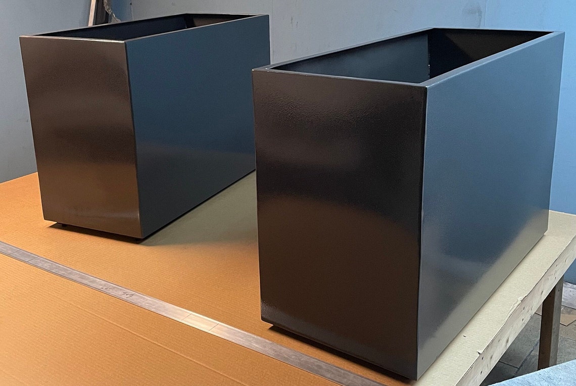 Planters, Outdoor or Indoor, Metal, Multi Size Non Rusting Planters ...