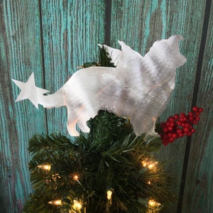 Shetland Sheepdog, Angel Dog, Star, Silhouette, Metal, Christmas Tree ...