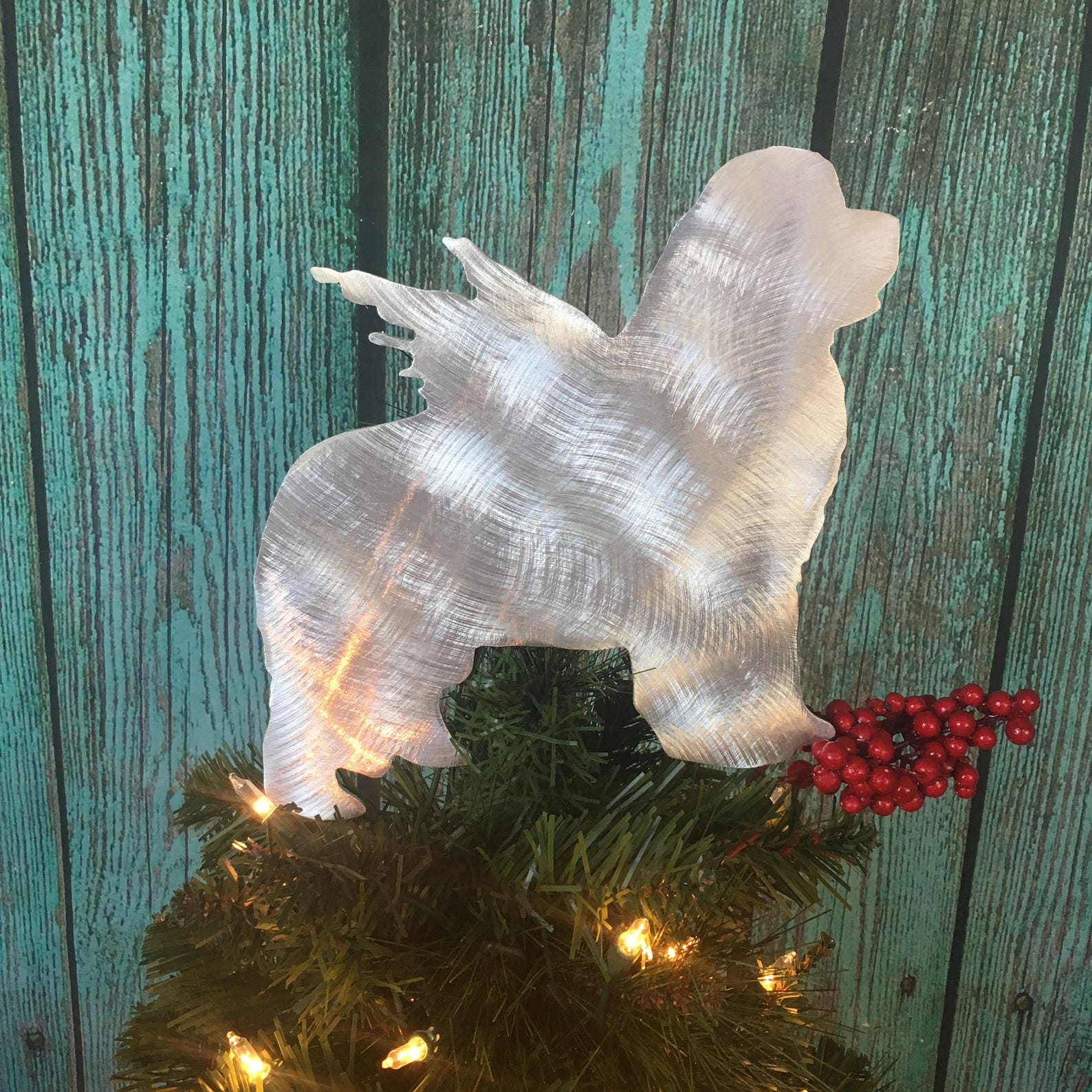 Newfoundland, Angel Dog Christmas Tree Topper, Holiday Decoration ...