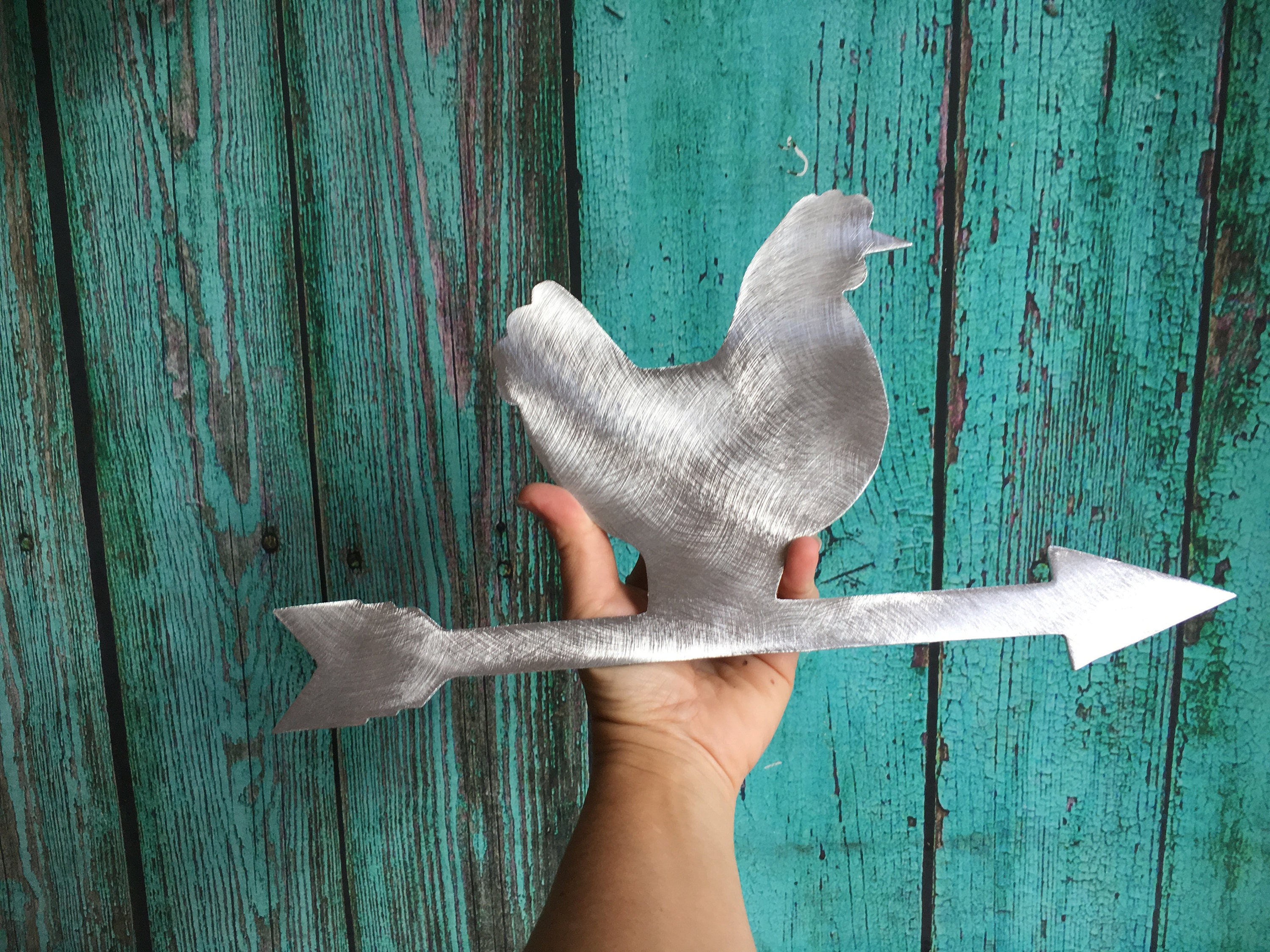Weathervane Chicken, Christmas Tree Topper, Wreath Decoration, Holiday ...