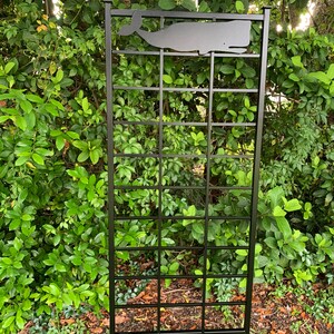 Nantucket Whale Decorative Metal Garden Trellis Plant - Etsy