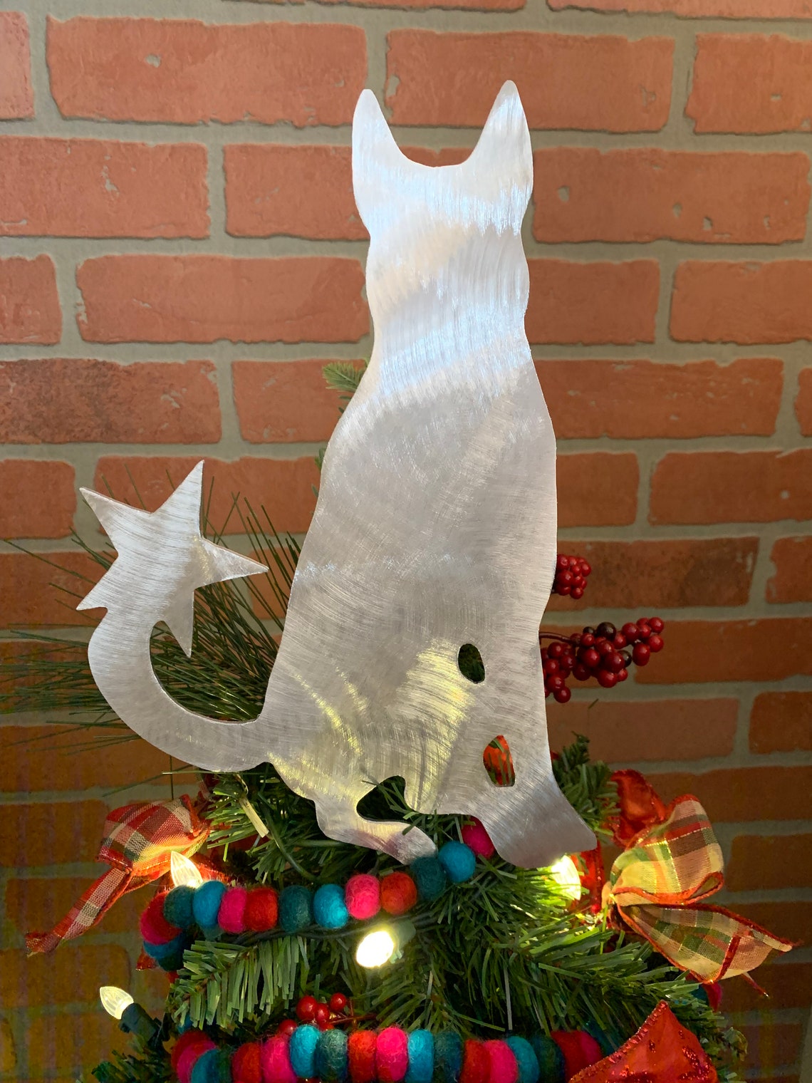 German Shepherd Dog Christmas Tree Topper Wall Hanging or - Etsy UK