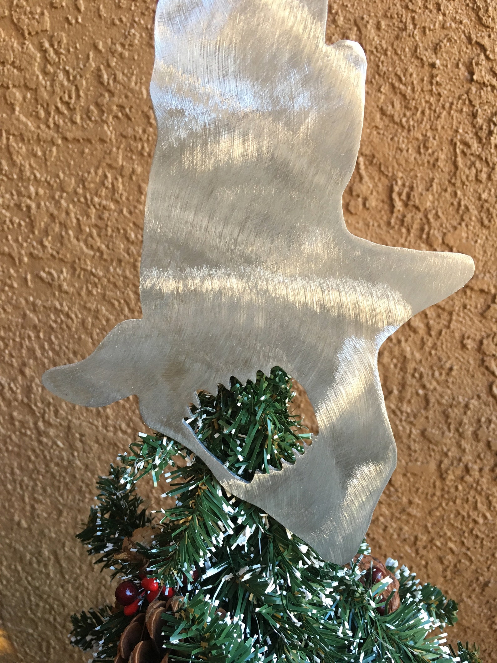Great White Shark Tree Topper Wall Hanging or Yard Stake | Etsy