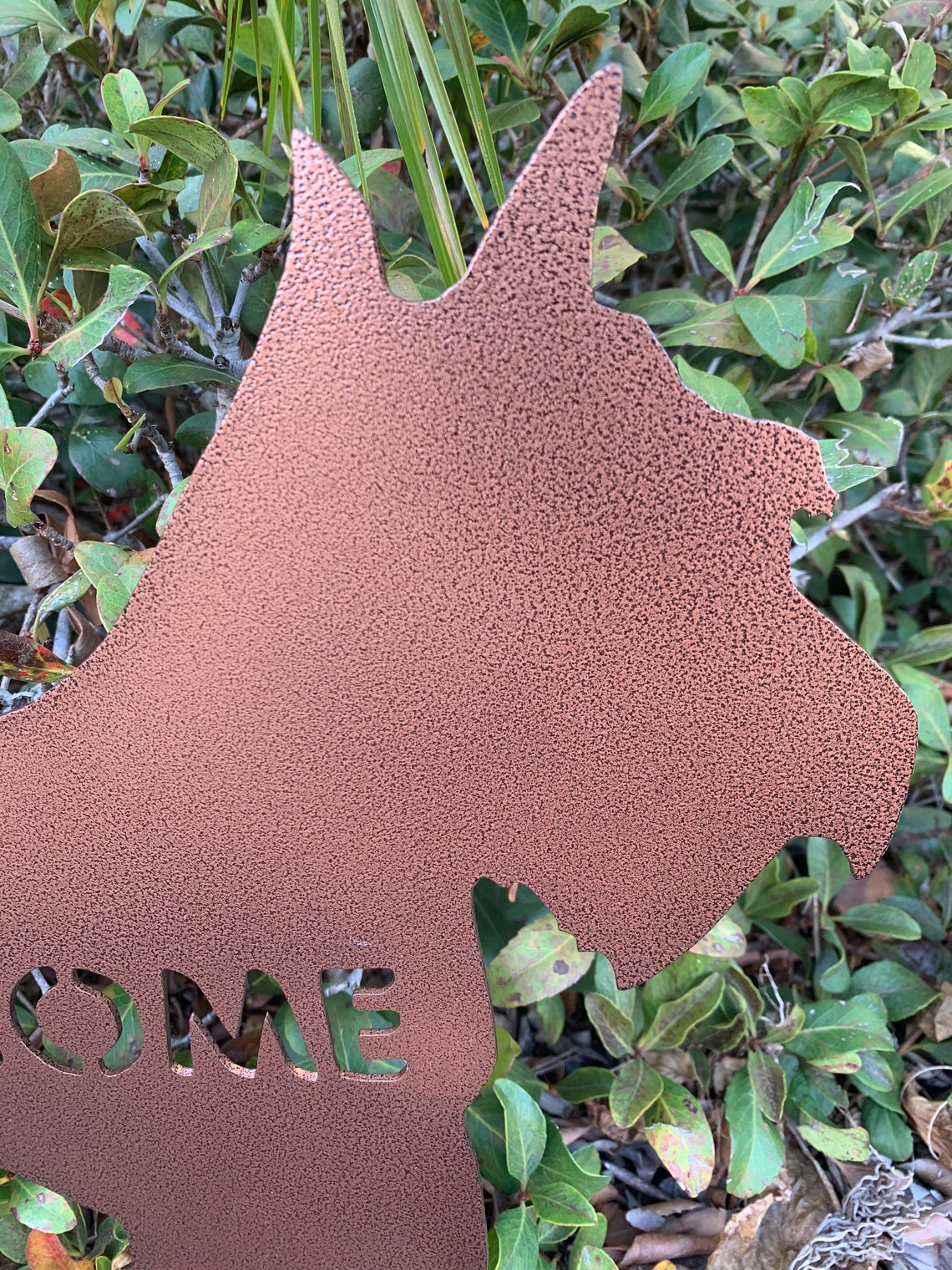Metal Miniature Schnauzer Dog Silhouette Welcome or House | Etsy