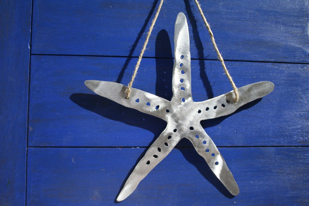 Sea Star, Starfish Metal Beach Home Decor, Wall, Patio, Garden Art ...