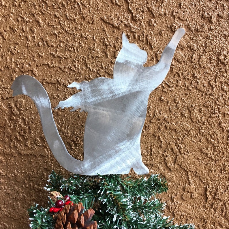 Kitty Kitty, Cat Angel Christmas Tree Topper, Holiday Decoration ...