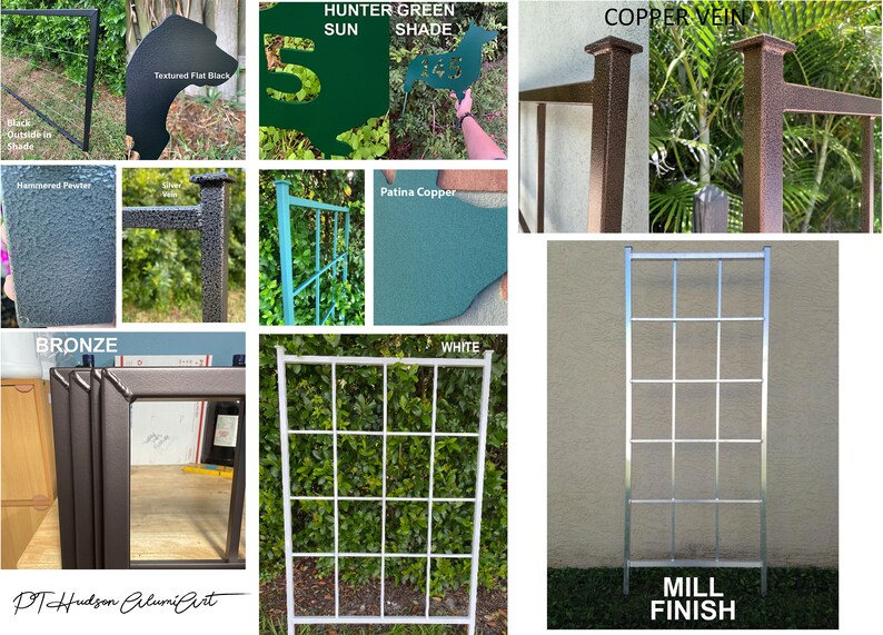 Classic Metal Garden Trellis Single Trellis Panel Aluminum - Etsy