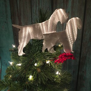 Get a 2 Dog Tree Topper, Wall or Shelf Art, or Yard Stake for 2 Dog ...