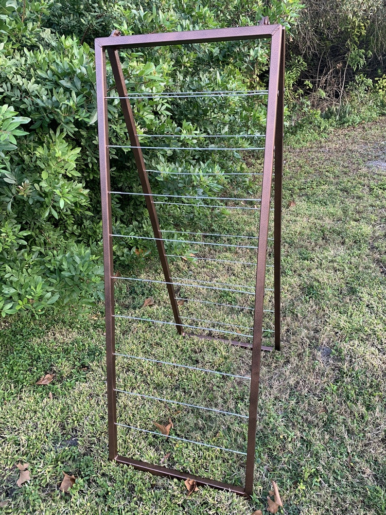 A-frame, Clean, Modern Trellis, Stainless Steel Wire, Aluminum Metal ...