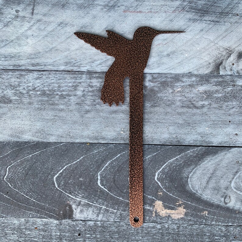 Copper Vein Finish, Metal Hummingbird Mailbox Flag | Aluminum | Will ...