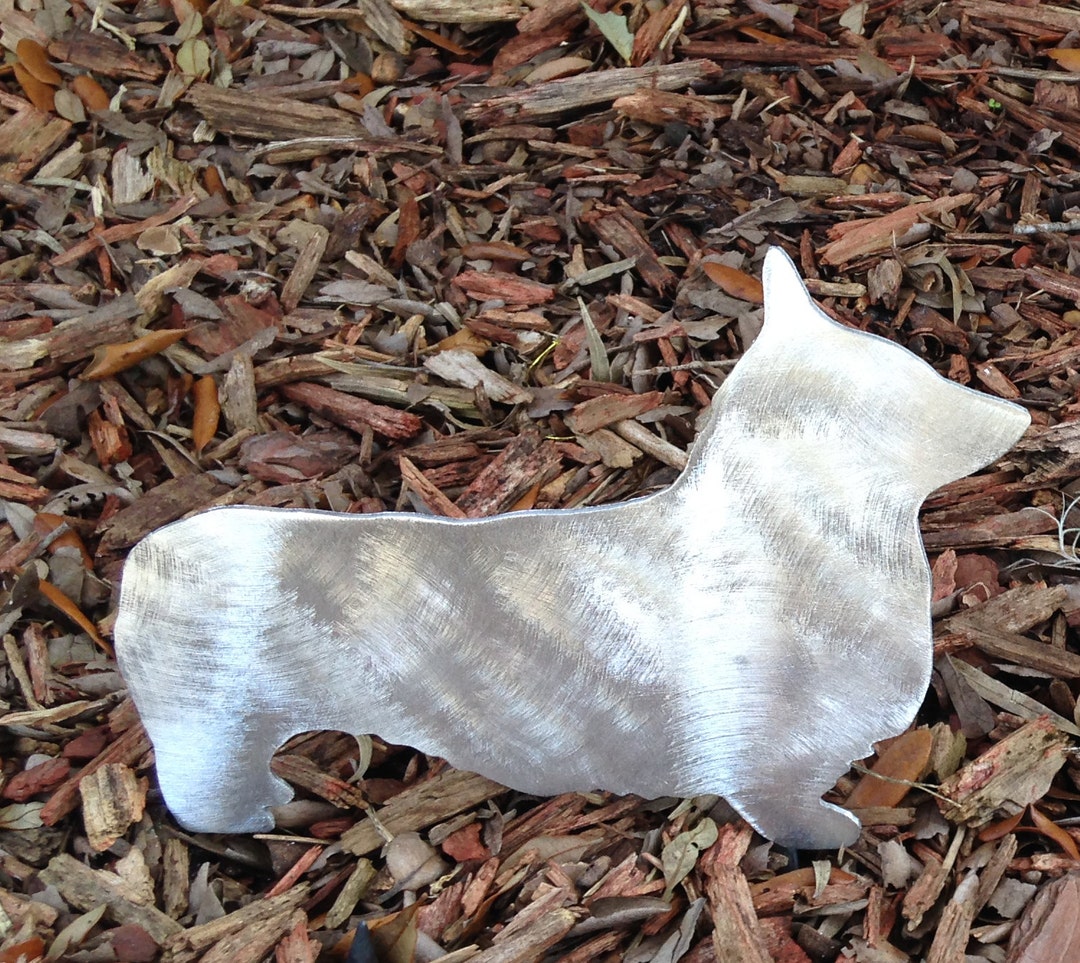 Pembroke Welsh Corgi Dog, Metal, Wall Art, Shelf or Window Sill Art ...
