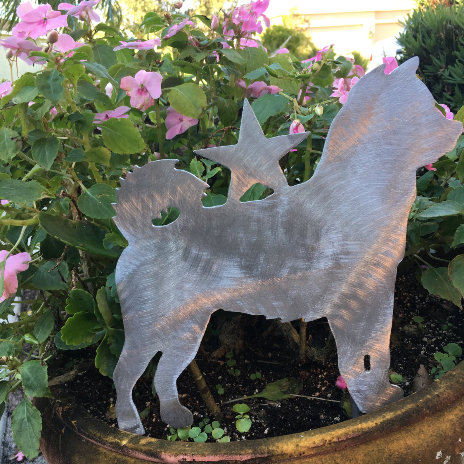 Shiba Inu, Dog Yard Stake, or Wall Hanging or Christmas Tree Topper ...