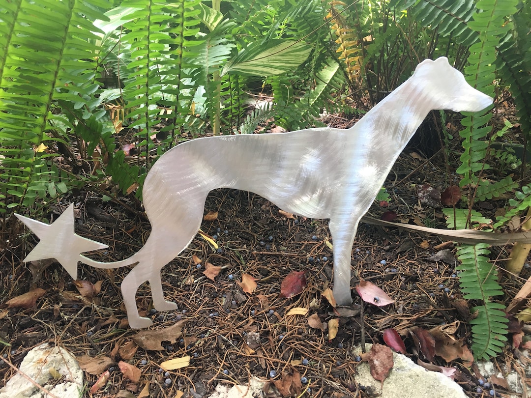 Greyhound, Dog, Star, Silhouette, Metal, Christmas Tree Topper, Wall ...