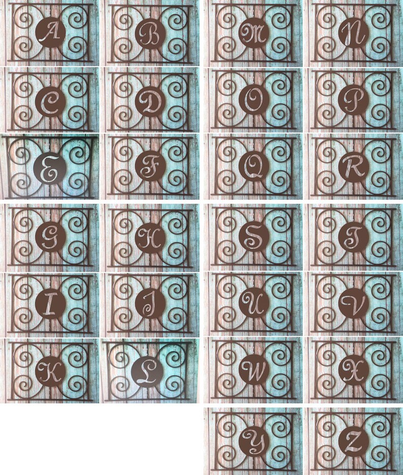 Monogram Design, Screen Door Grille, Protect and Beautify , Easy ...