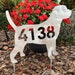 Labrador Retriever, Personalized House Number Sign, Dog Silhouette, Lab ...
