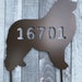 Great Pyrenees, Metal Yard Sign, Personalized, House Number or Any Text ...