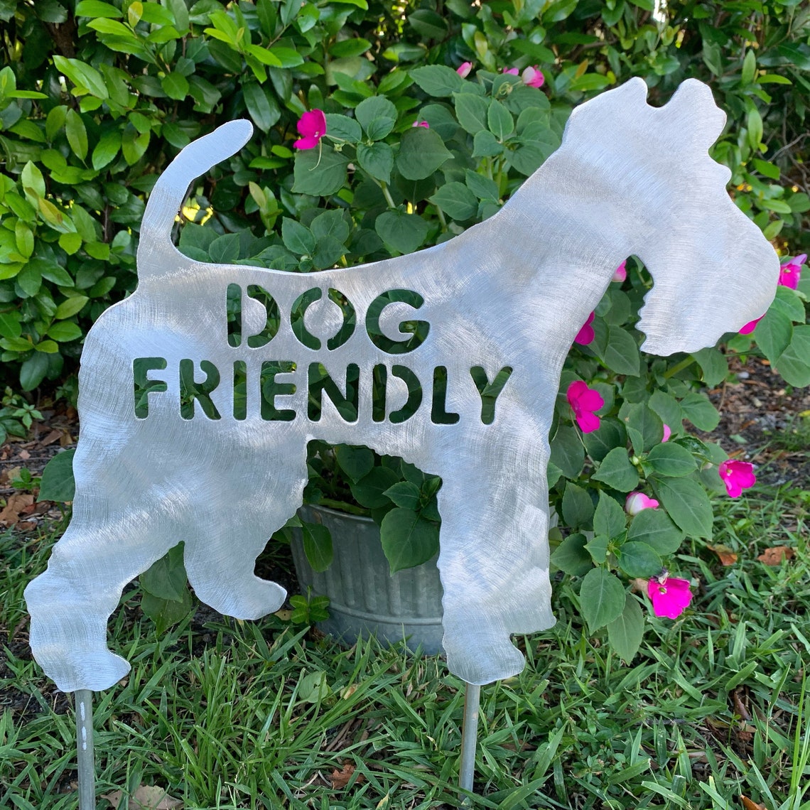 Unique and Beautiful House Number Sign Wire Hair Fox Terrier - Etsy