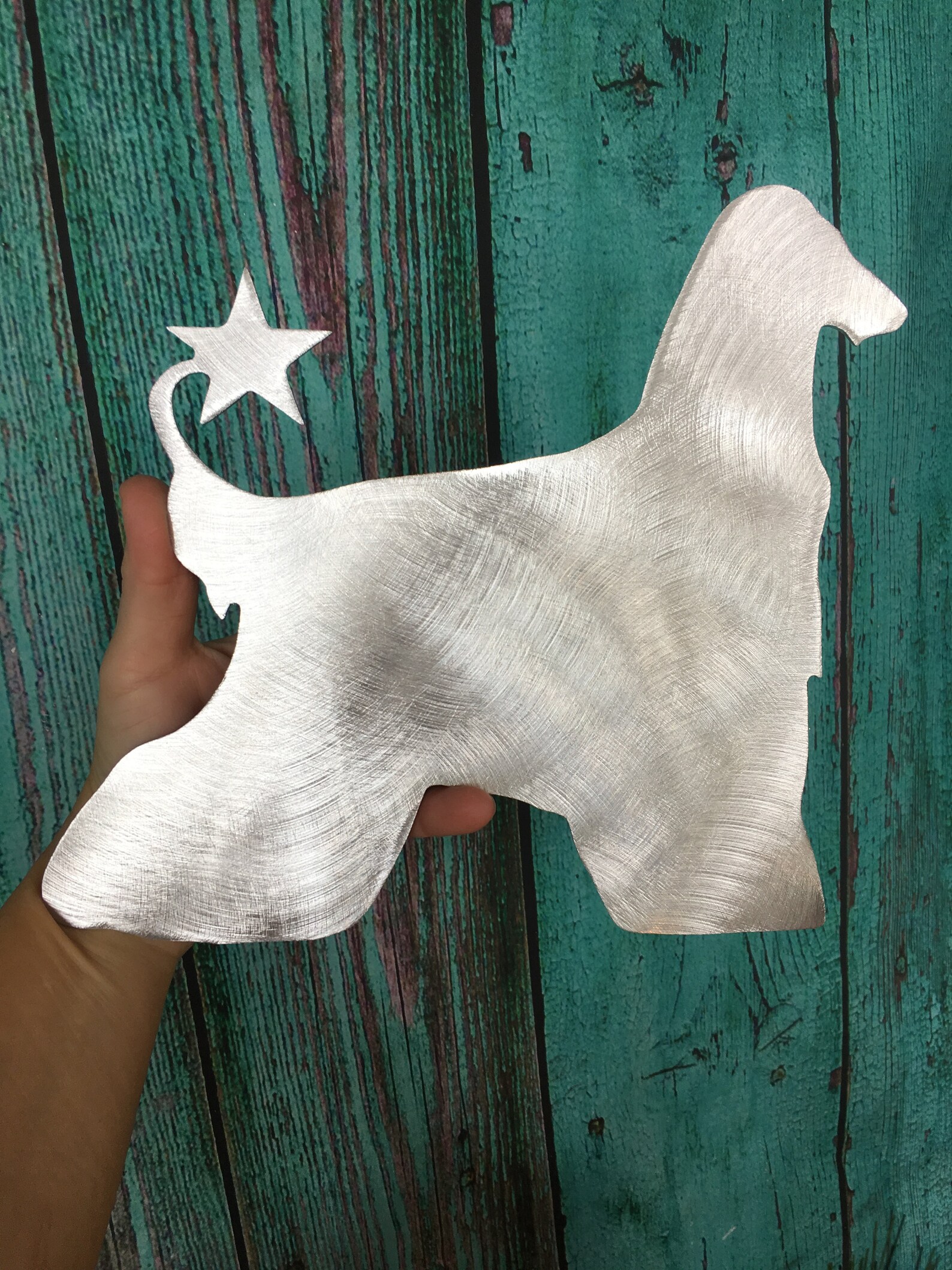 Afghan Hound Dog Tree Topper Holiday Decoration Aluminum | Etsy