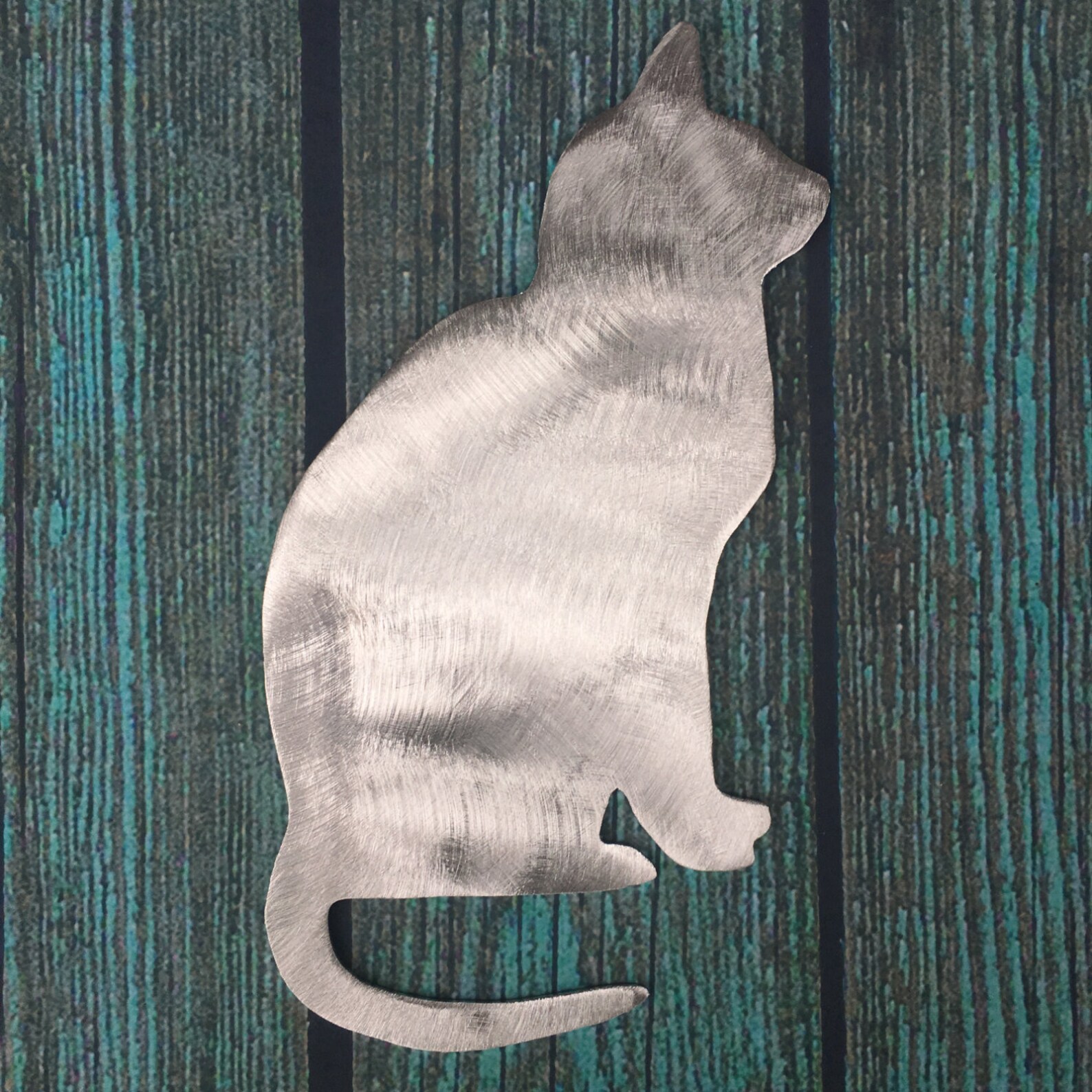 Curious Country Kitty Cat, Wall Art or Christmas Tree Topper, Holiday ...